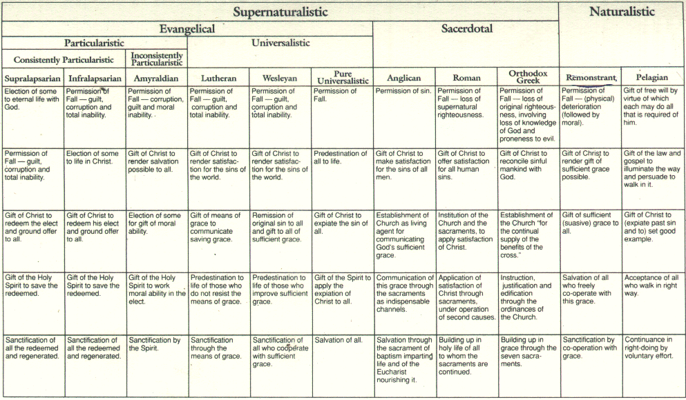 Order of God’s Decrees – BB Warfield Chart | James' Mirror – Christian ...